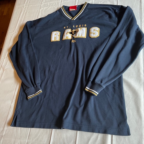 NFL | Shirts | Men Lg Vintage St Louis Rams Long Sleeve Vneck ...